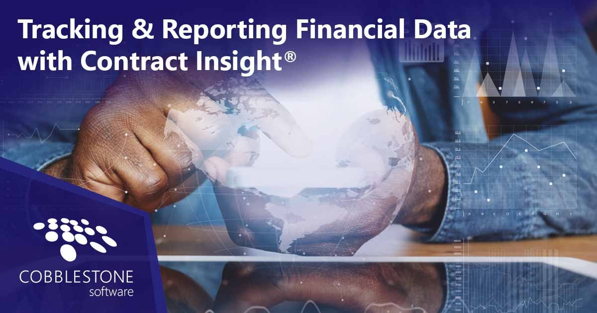 Tracking & Reporting Financial Data in Contract Insight®
