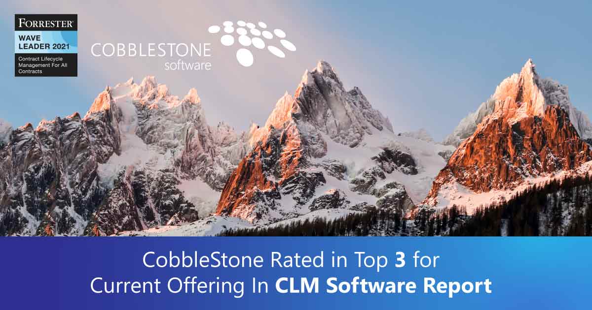 CobbleStone Ranked Among Top 3 in Current Offering Category in CLM ...