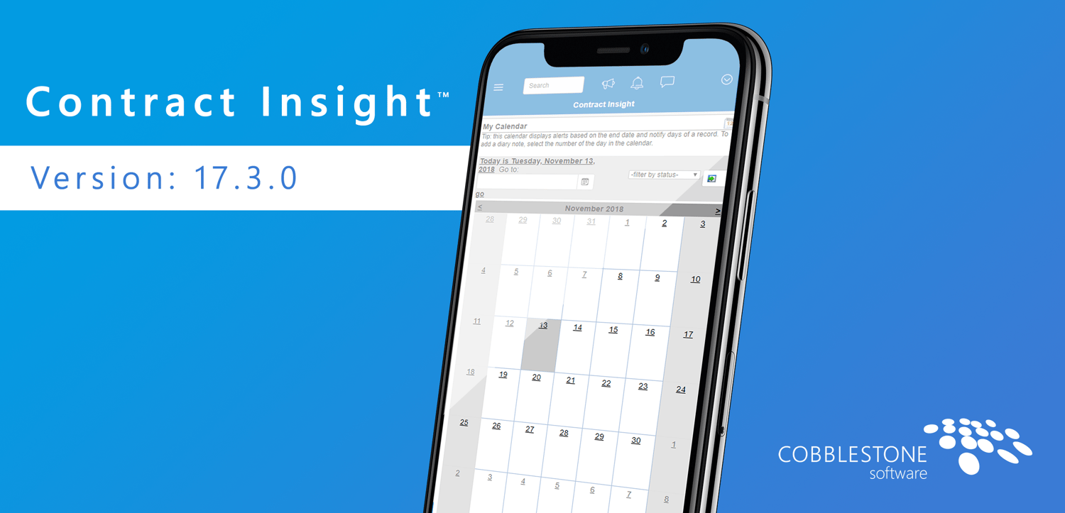 Contract Insight™ Version 17.3.0 Is What You’ve Been Waiting For