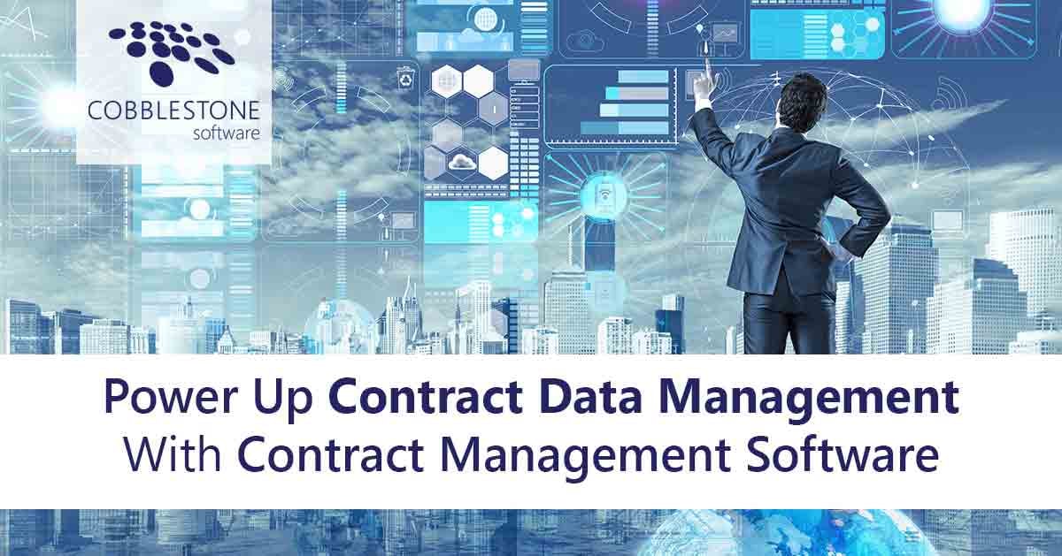 Power Up Contract Data Management With Contract Management Software