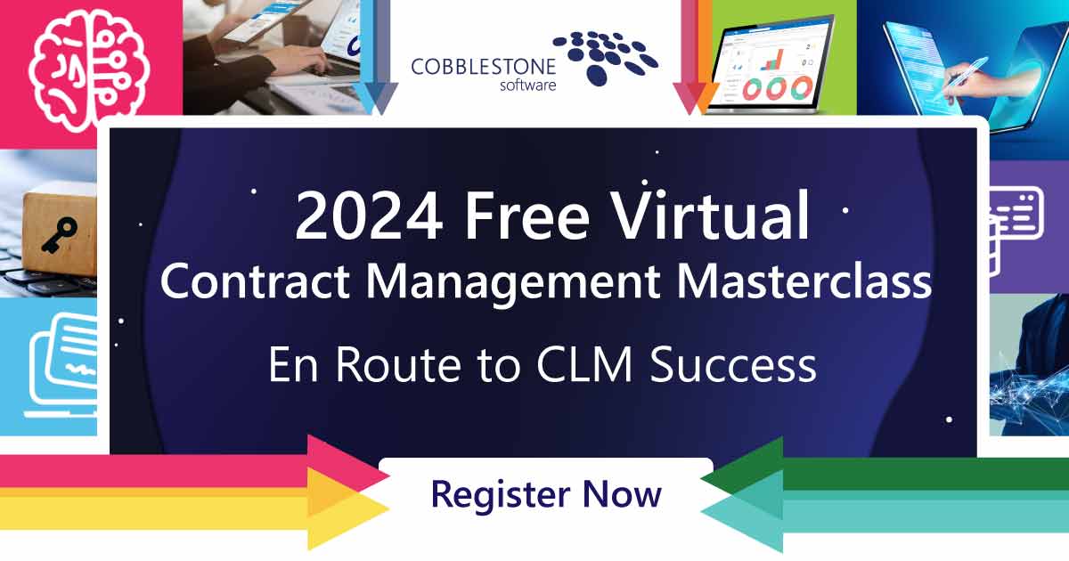 CobbleStone® Roadshow 2024: Take the Contract Management Masterclass