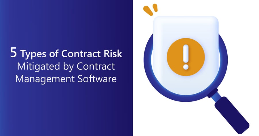 5 Types of Contract Risk Mitigated by Contract Management Software