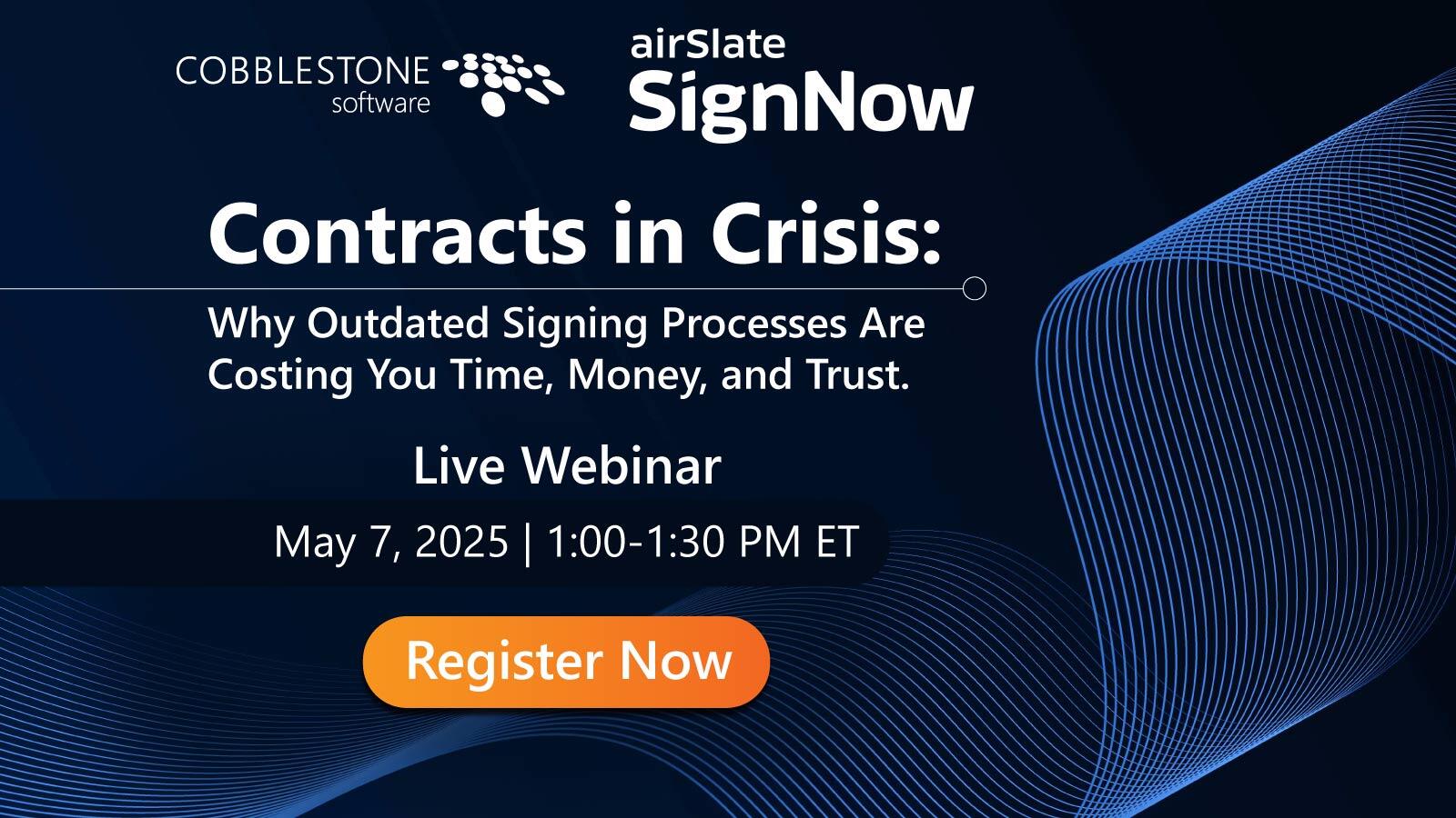 Contracts in Crisis: Why Outdated Signing Processes Are Costing You Time, Money, and Trust